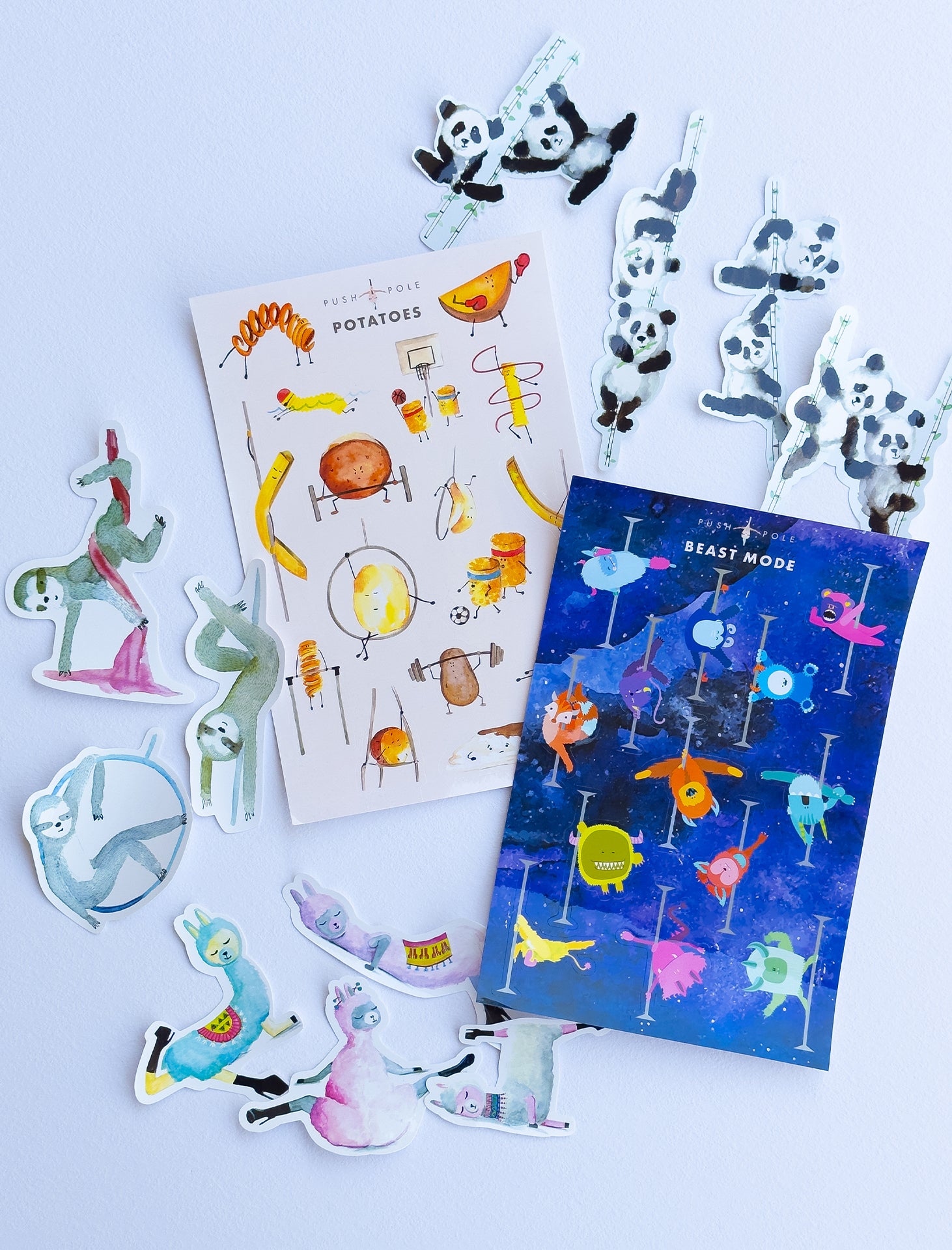 Sticker Bundle – Push and Pole